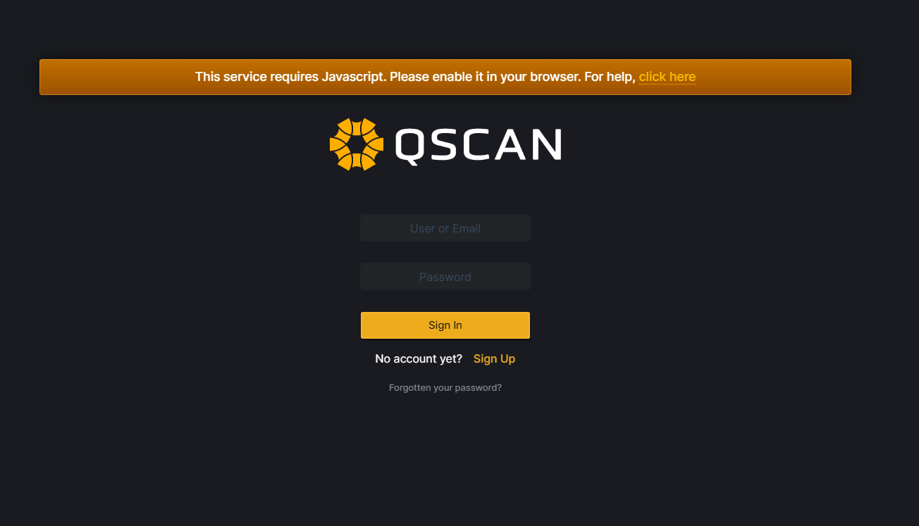 Enabling Javascript in Your Browser for Use with QScan
